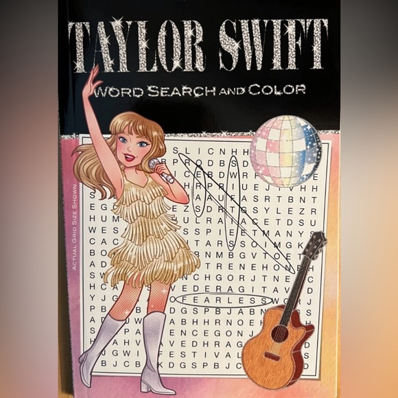 Other | Taylor Swift Word Search And Color Book | Poshmark